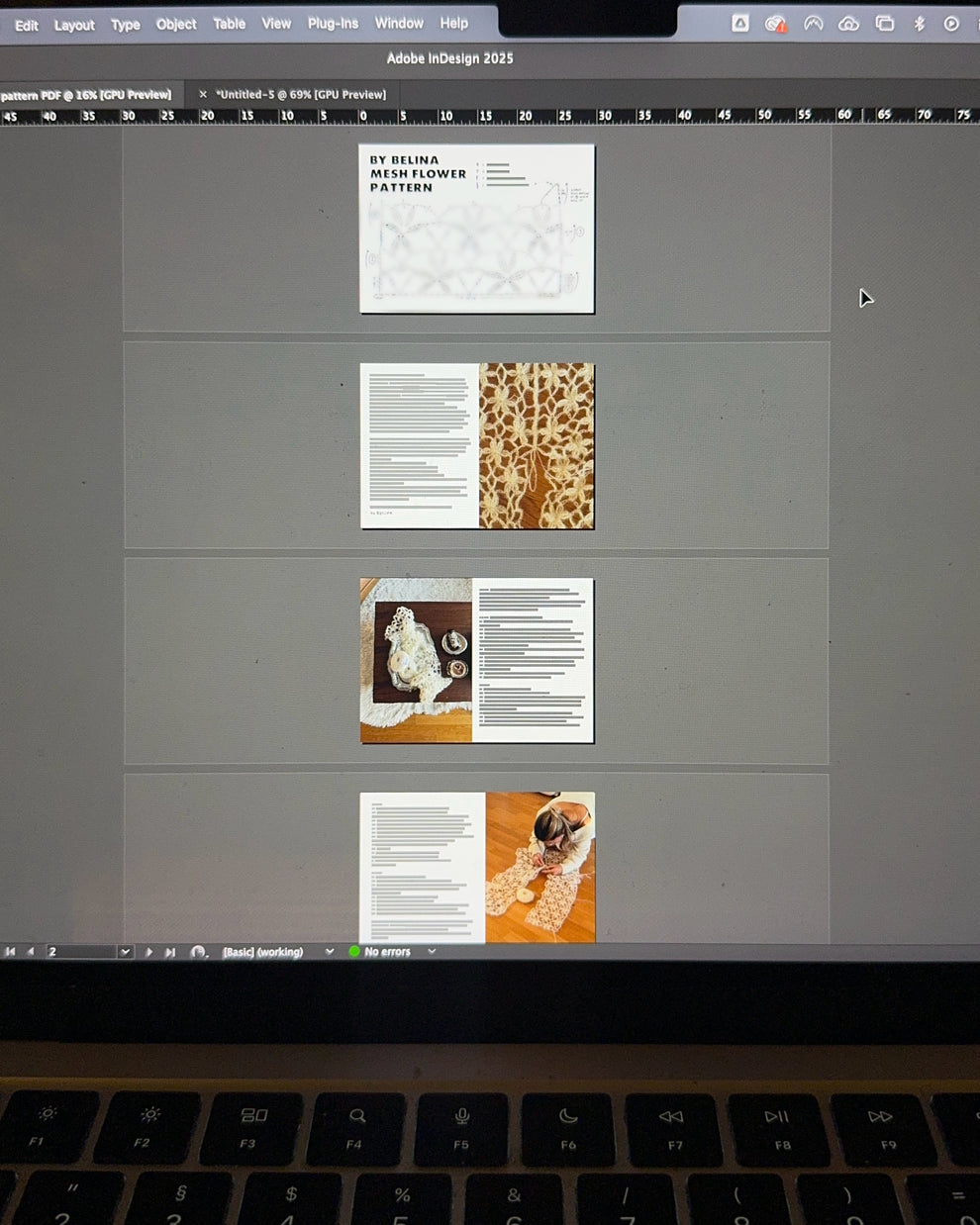 PDF FLOWER PATTERN + CHART – BY BELINA